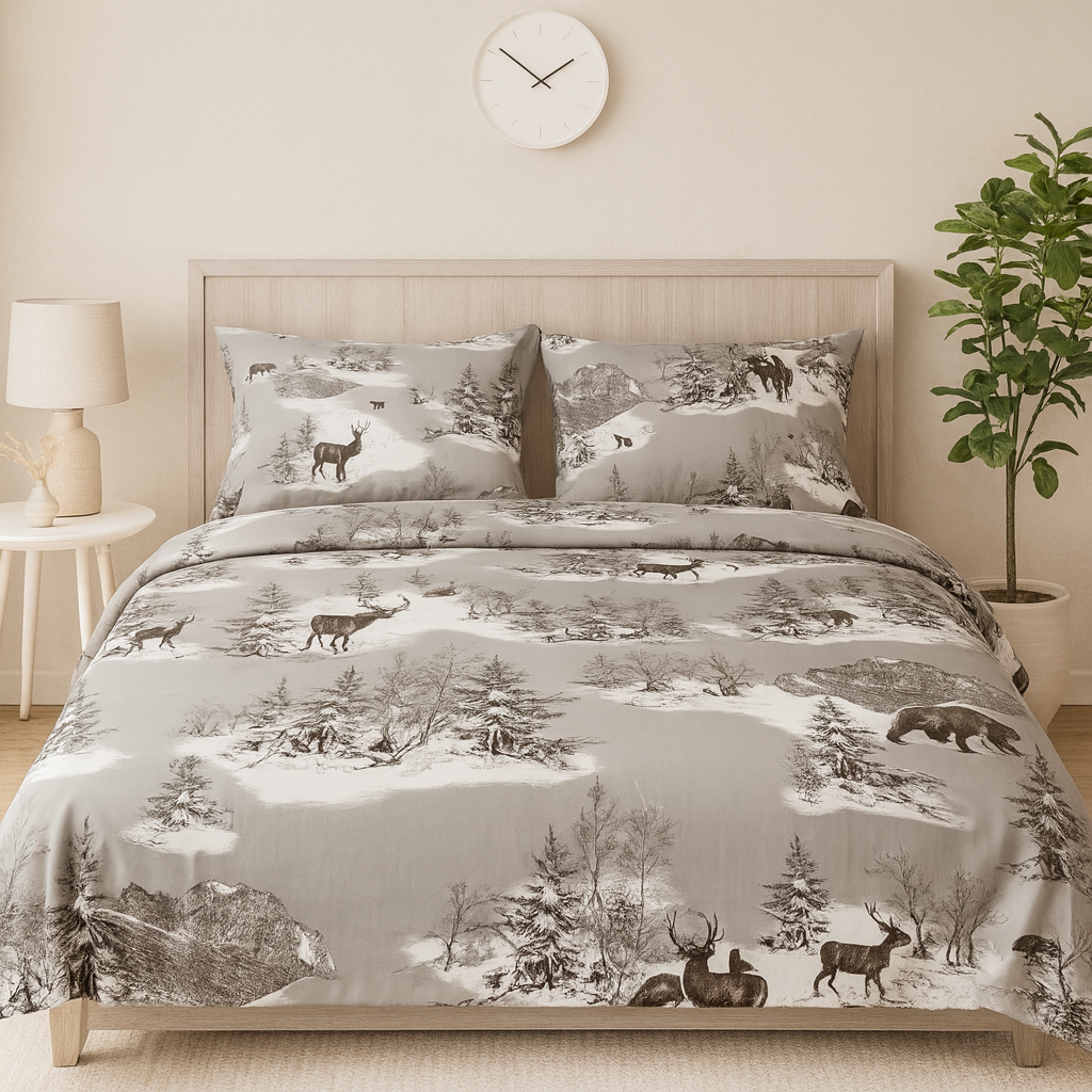 Nordic Calm – King Size Bedsheet Set – Livingtex